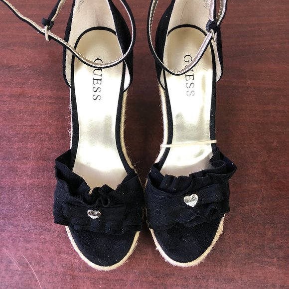 Guess | Shoes | Nwt Guess Style Gf Hayden Rope Covered Wedge Sandal ...